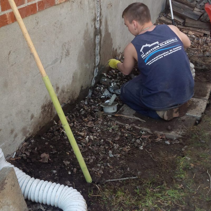 Cement Repair and Parging | Concrete Repair | Montreal | Injection ...